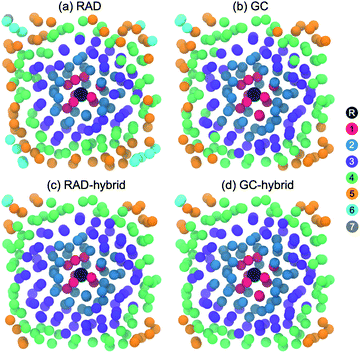 Convergence behaviour of solvation shells in simulated liquids ...