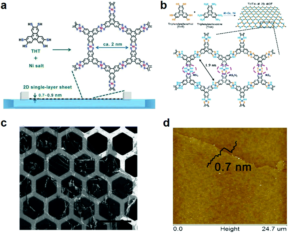 Two-dimensional conjugated metal–organic frameworks (2D c -MOFs ...