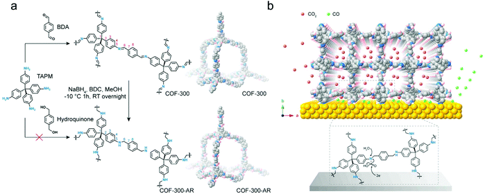 Covalent organic frameworks (COFs) for electrochemical applications ...