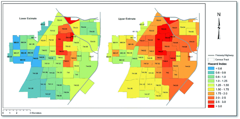 Risk assessment of soil heavy metal contamination at the census tract ...
