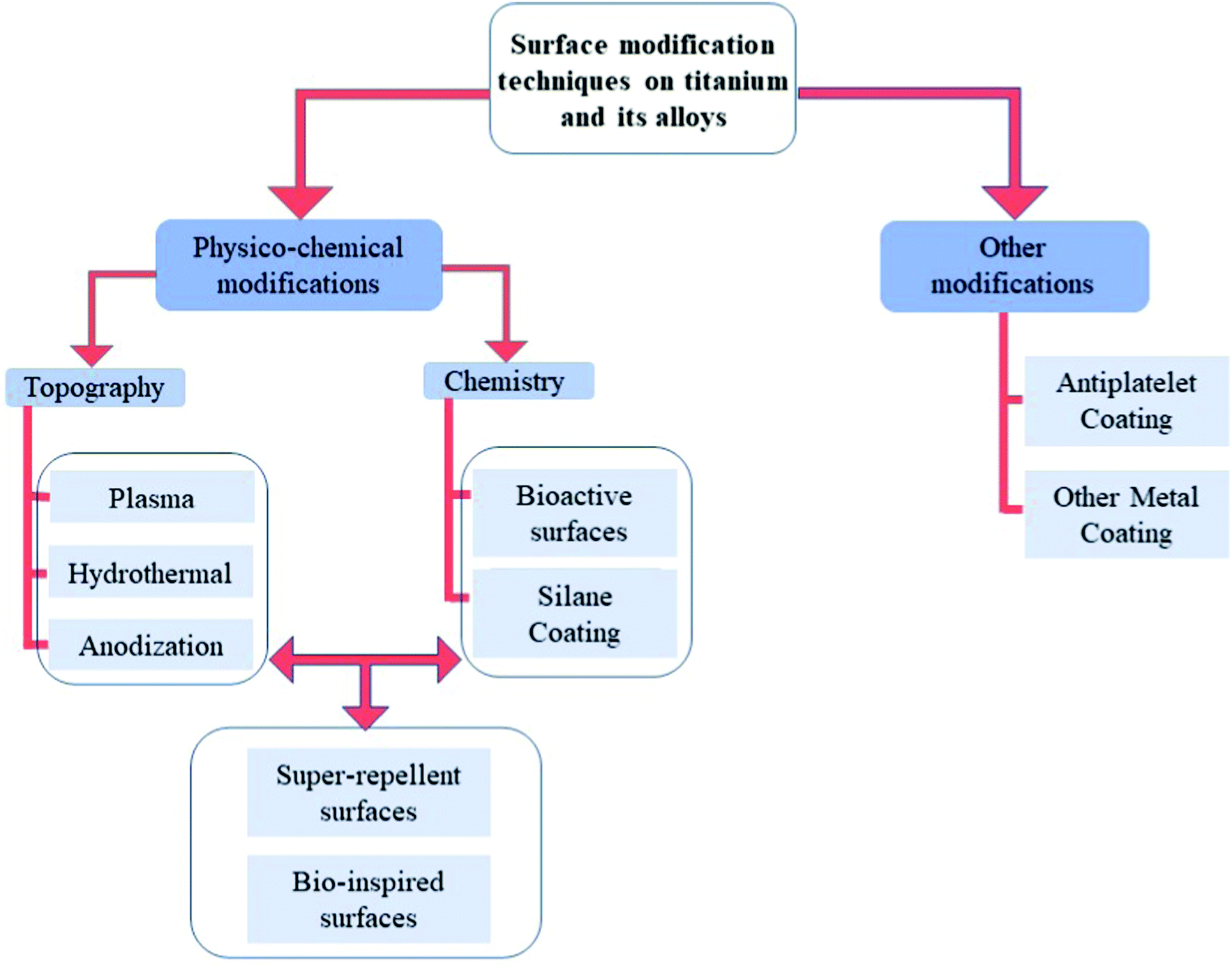Surface modification strategies to improve titanium hemocompatibility ...