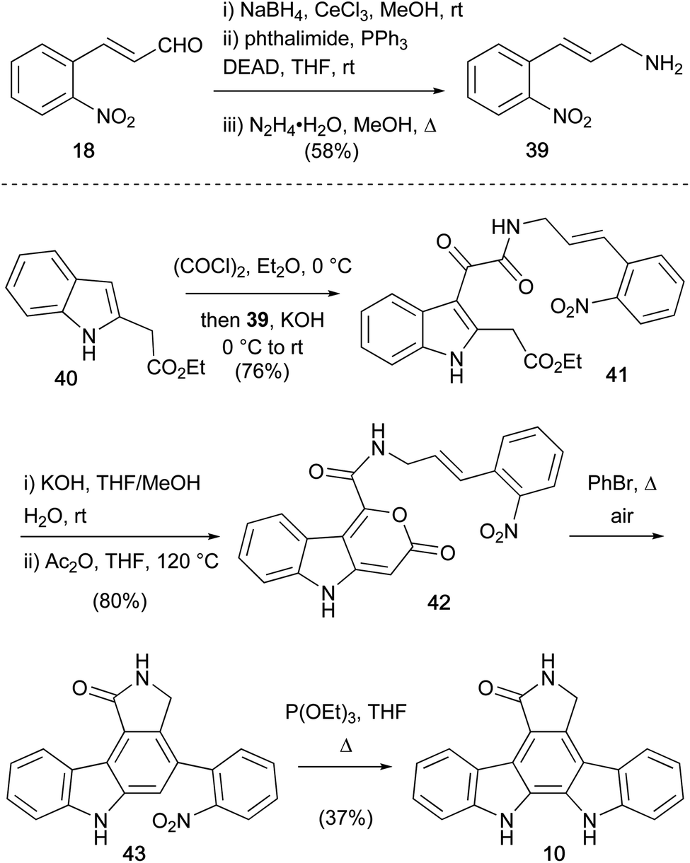 The synthesis of biologically active indolocarbazole natural products ...