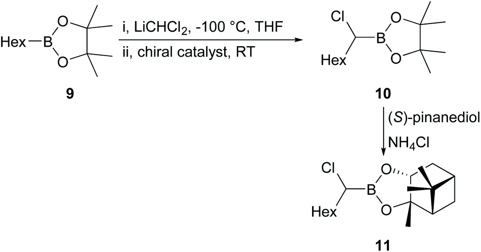 Studies on a catalytic version of the Matteson asymmetric homologation ...