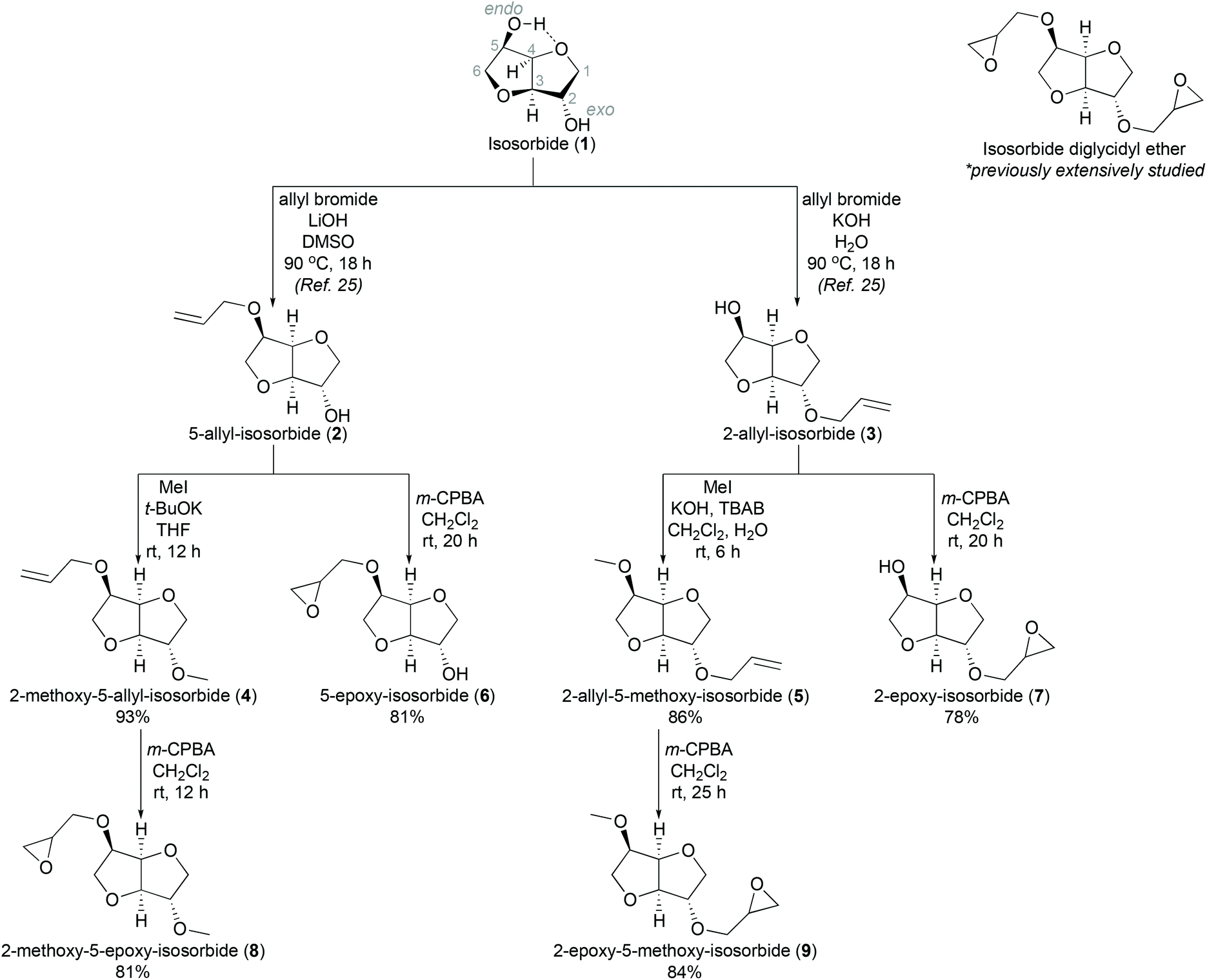 Synthesis and anionic polymerization of isosorbide mono-epoxides for ...