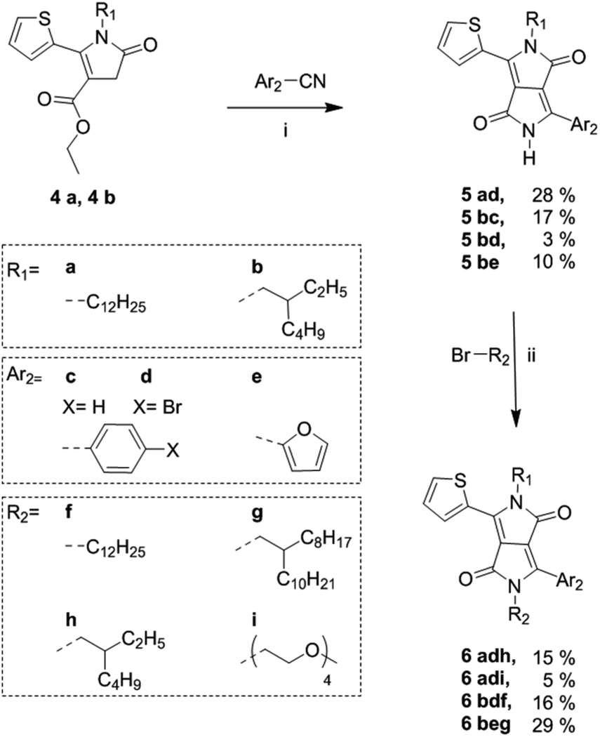 Synthesis of fully asymmetric diketopyrrolopyrrole derivatives - RSC ...
