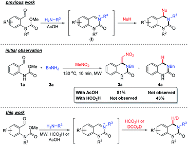 Synthesis of substituted 3,4-dihydroquinazolinones via a metal free ...