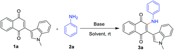 t -BuOK mediated oxidative coupling amination of 1,4-naphthoquinone and ...