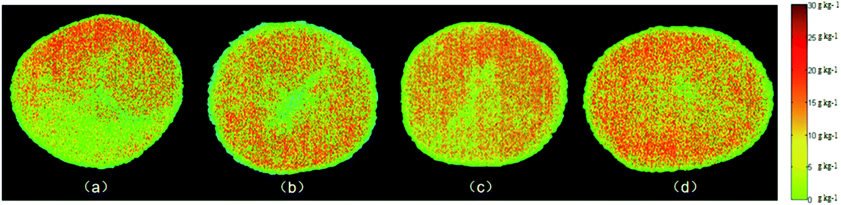 A study of starch content detection and the visualization of fresh-cut ...