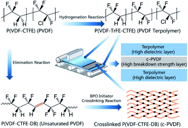 Enhanced energy storage density of all-organic fluoropolymer composite ...