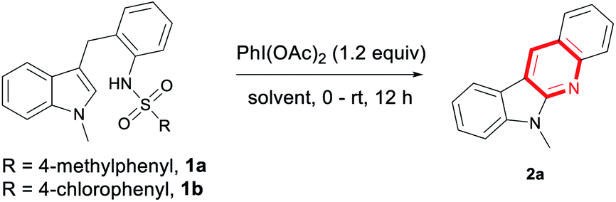 PhI(OAc) 2 -mediated intramolecular oxidative C–N coupling and ...