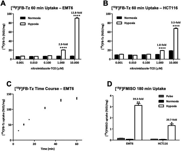 Detecting hypoxia in vitro using 18 F-pretargeted IEDDA “click ...