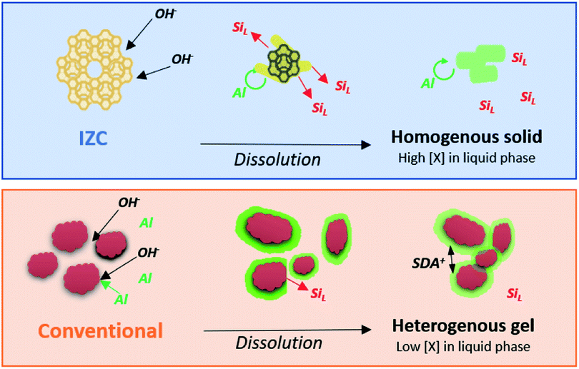 On the key role of aluminium and other heteroatoms during interzeolite ...