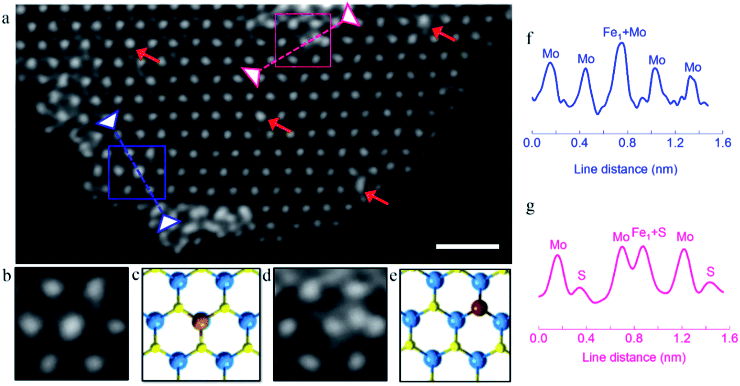 Structural insight into [Fe–S 2 –Mo] motif in electrochemical reduction ...