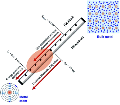 Surface chemistry of quantum-sized metal nanoparticles under light ...