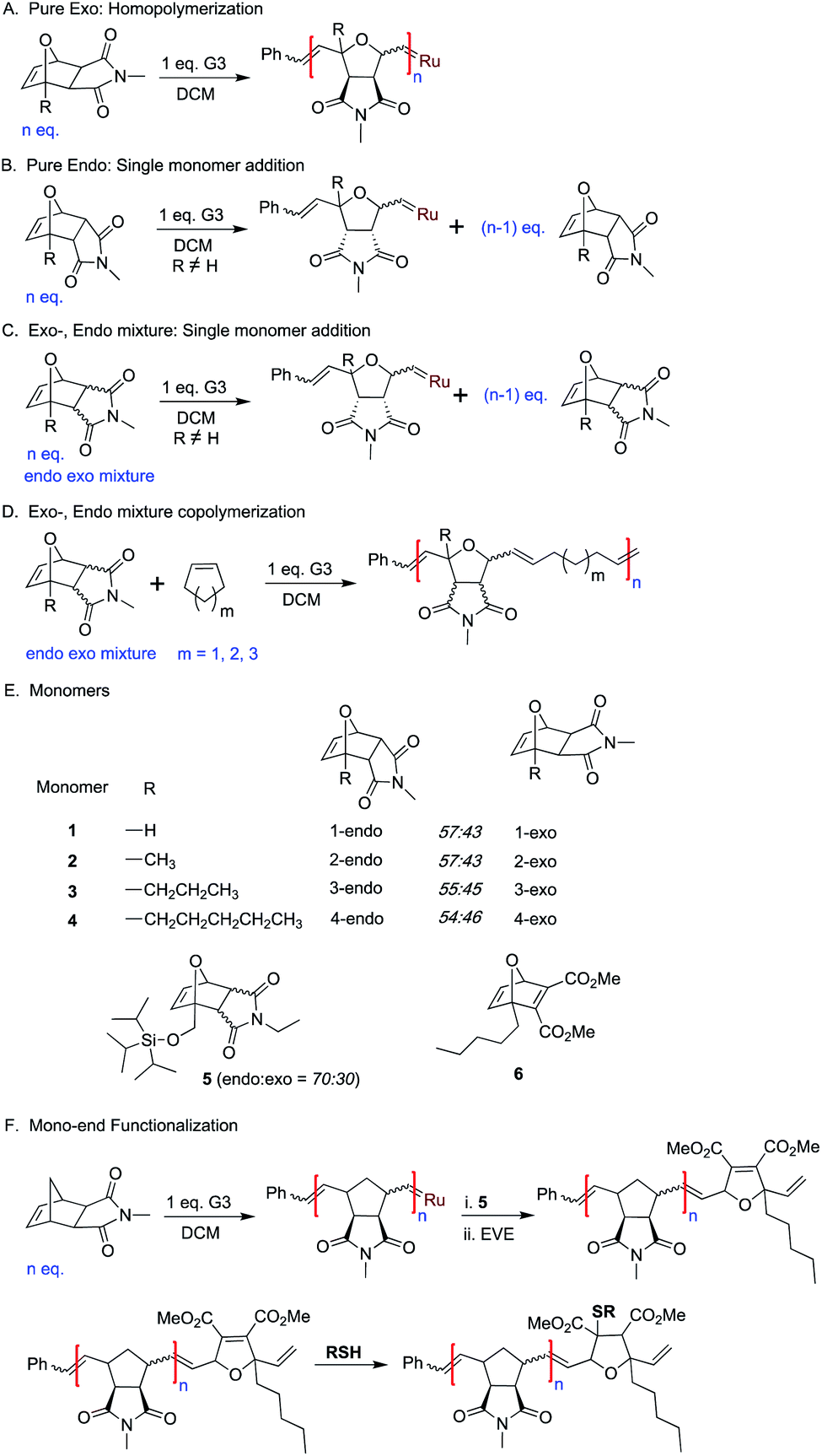 Oxanorbornenes: promising new single addition monomers for the ...