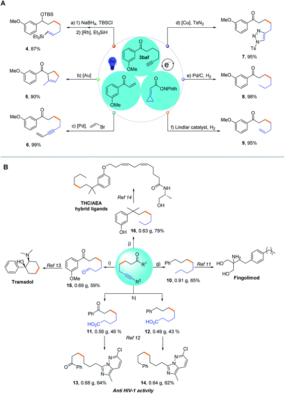 A visible-light mediated ring opening reaction of ...