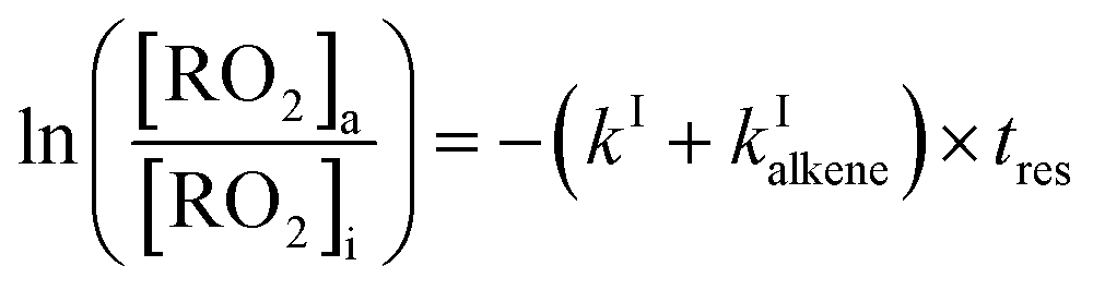 Reactions of organic peroxy radicals, RO 2 , with substituted and ...