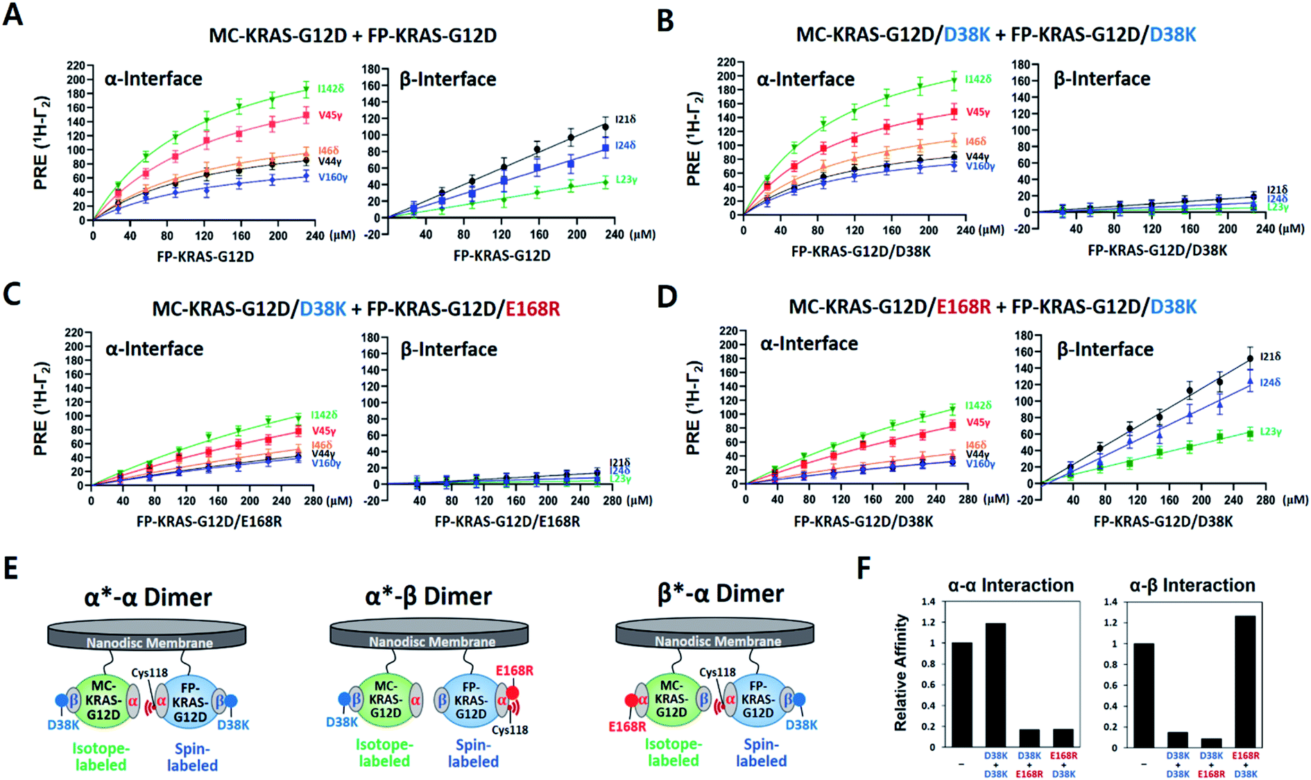Oncogenic KRAS G12D mutation promotes dimerization through a second ...