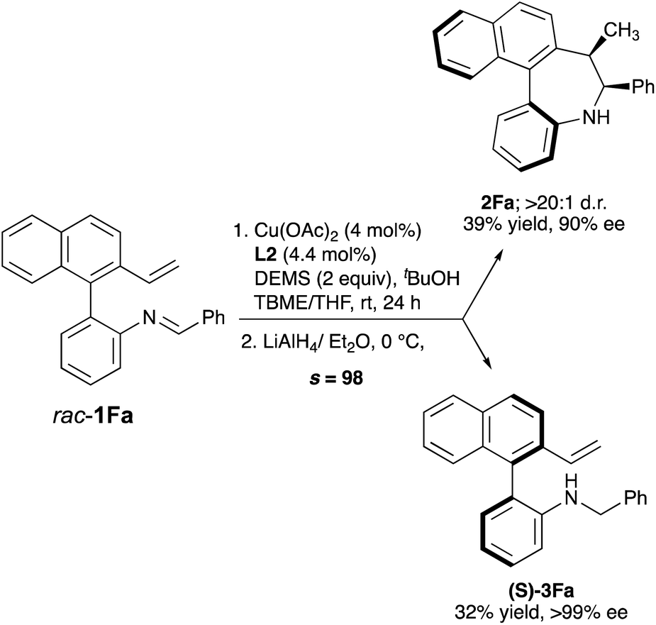 Asymmetric synthesis of dibenzo[ b , d ]azepines by Cu-catalyzed ...