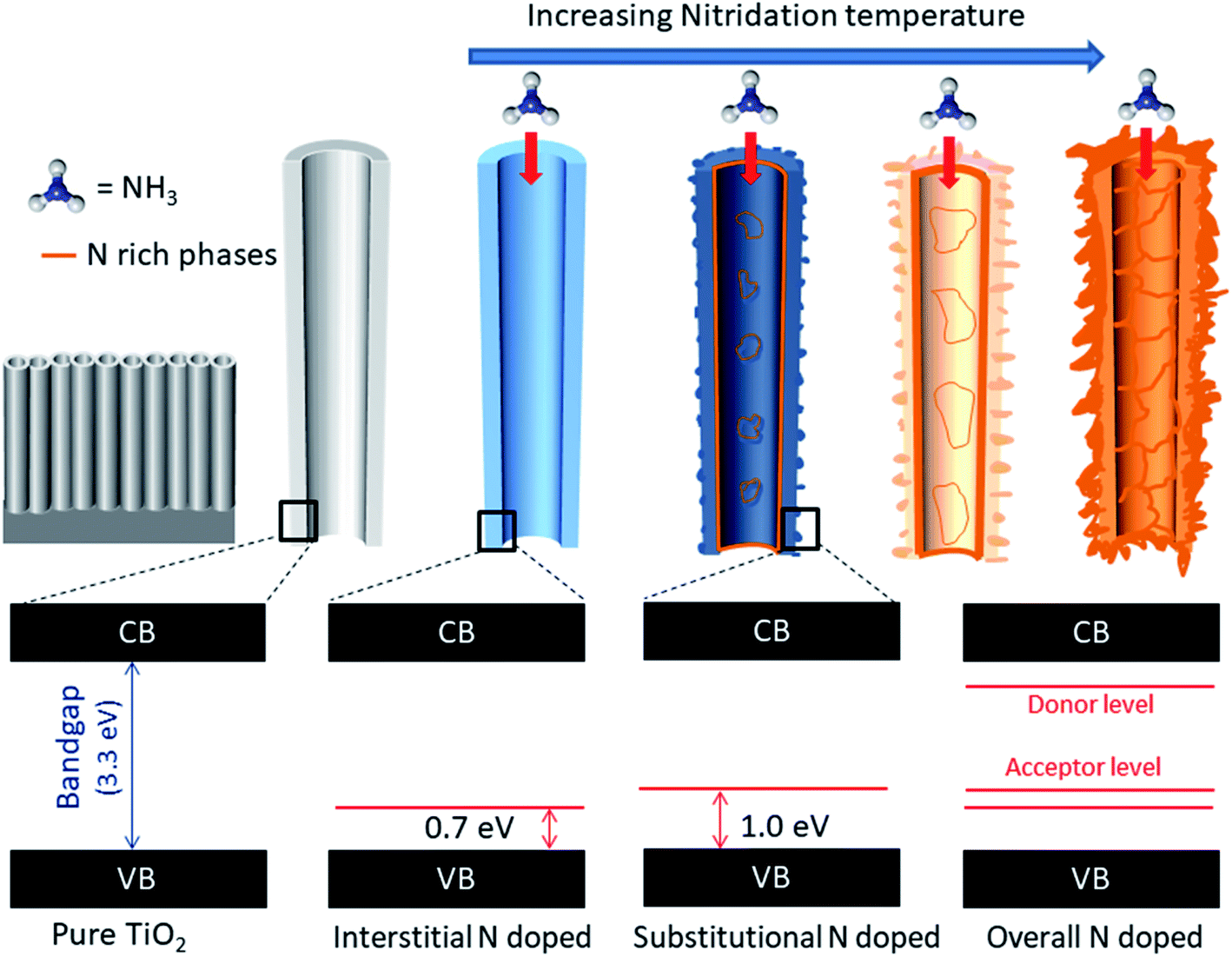 Revealing the true impact of interstitial and substitutional nitrogen ...