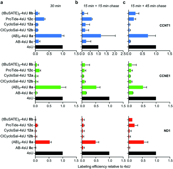 Synthesis of 4-thiouridines with prodrug functionalization for RNA ...