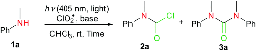 Visible-light-induced phosgenation of amines by chloroform oxygenation ...