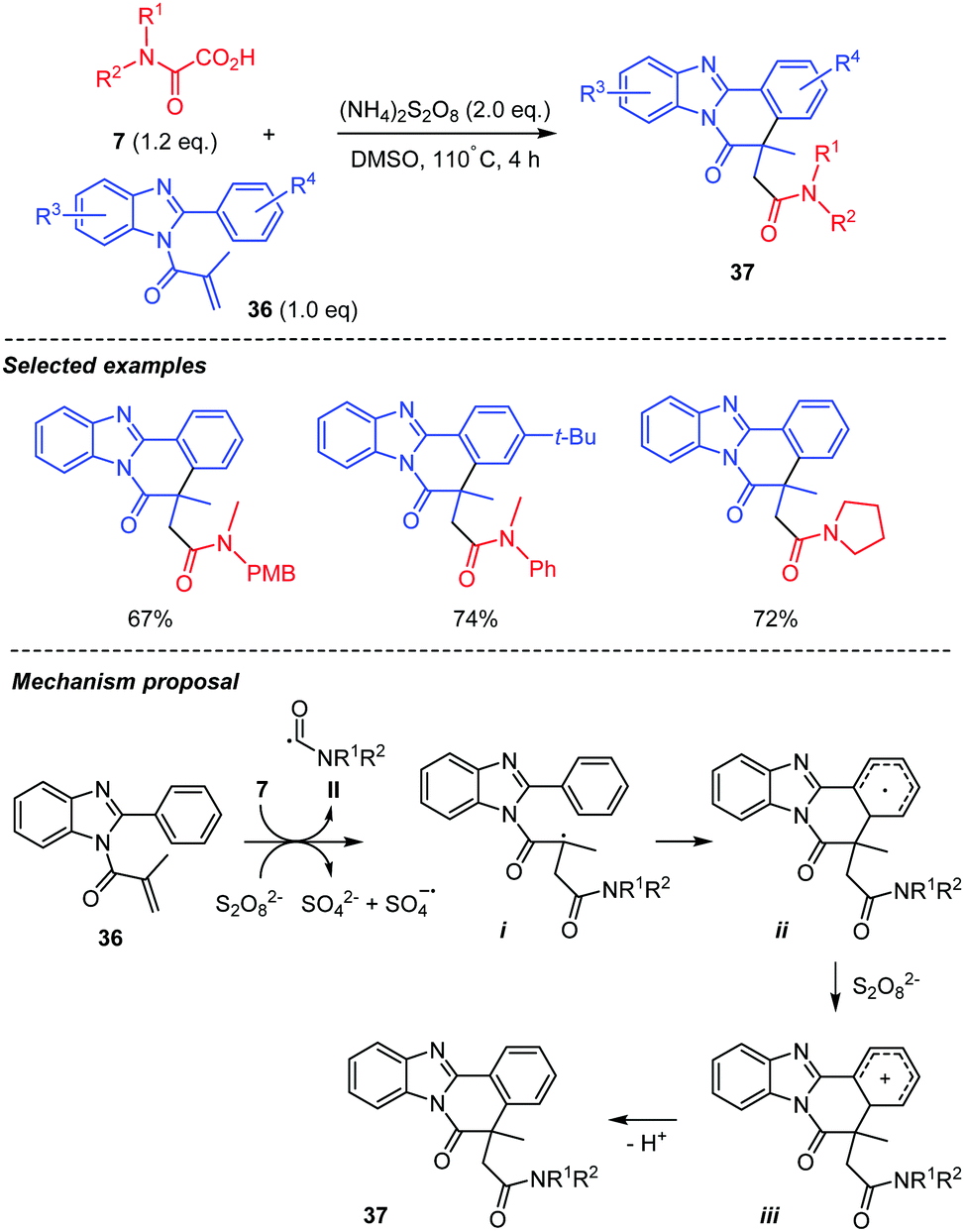 Oxamic acids: useful precursors of carbamoyl radicals - Chemical ...