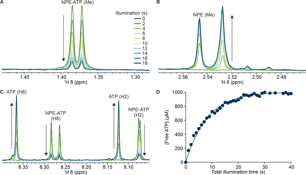 Controlled release and characterisation of photocaged molecules using ...