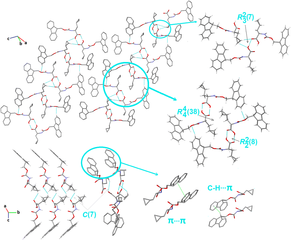 Supramolecular synthon hierarchy in cyclopropyl-containing peptide ...