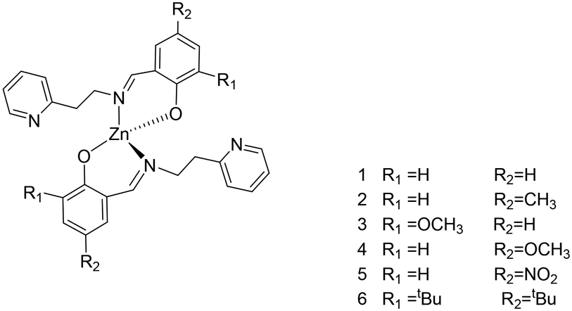 Homoleptic phenoxy-imine pyridine zinc complexes: efficient catalysts ...