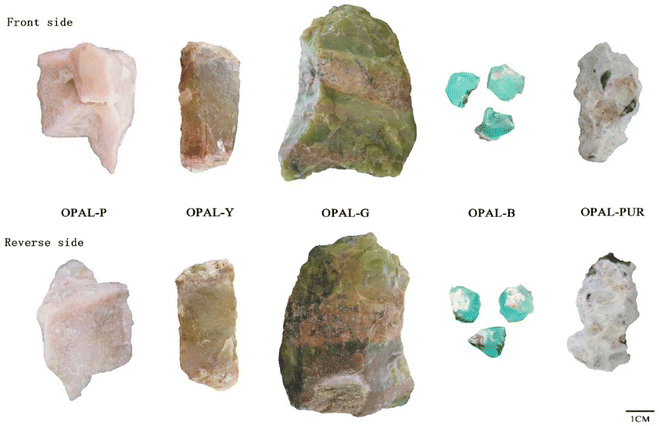 Water characterization and structural attribution of different colored ...
