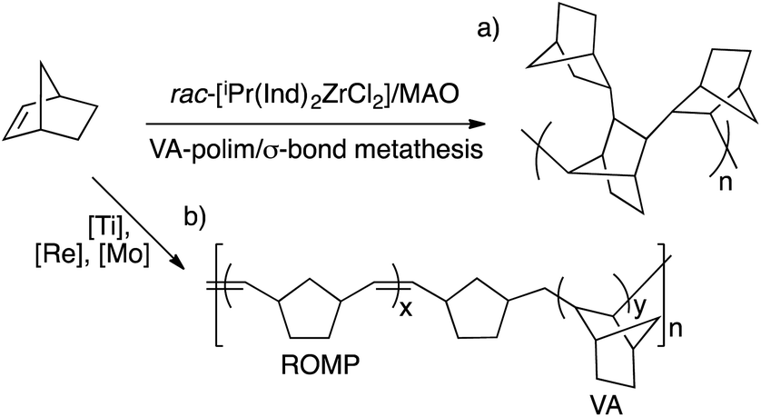 A different polynorbornene backbone by combination of two polymer ...