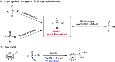 Direct visible-light-induced synthesis of P-stereogenic phosphine ...