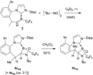 Generation of boryl-nitroxide radicals from a boraalkene via the ...