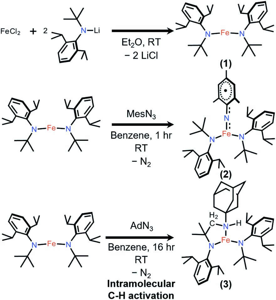 Stabilization of a high-spin three-coordinate Fe( iii ) imidyl complex ...