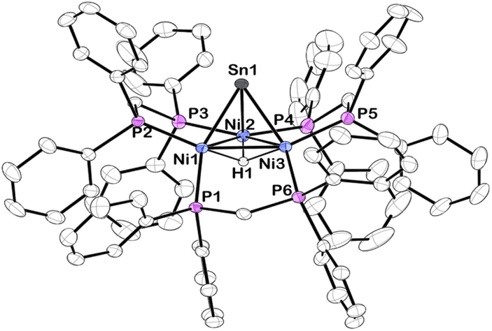 Synthesis, structure and reactivity of μ 3 -SnH capped trinuclear ...