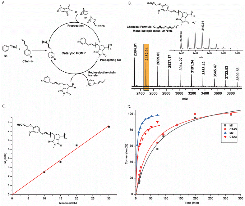 Chain transfer agents for the catalytic ring opening metathesis ...