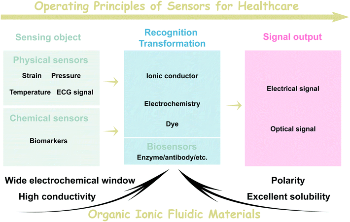 Organic ionic fluid-based wearable sensors for healthcare - Sensors ...