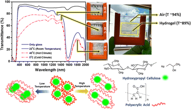 An optimal climate-adaptable hydrogel-filled smart window for the ...