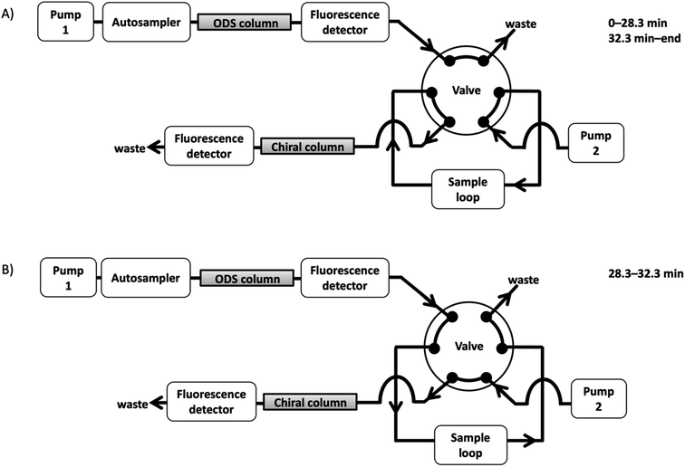 An on-line heart-cutting two-dimensional liquid chromatography method ...