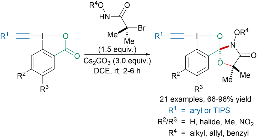 Recent progress in alkynylation with hypervalent iodine reagents ...
