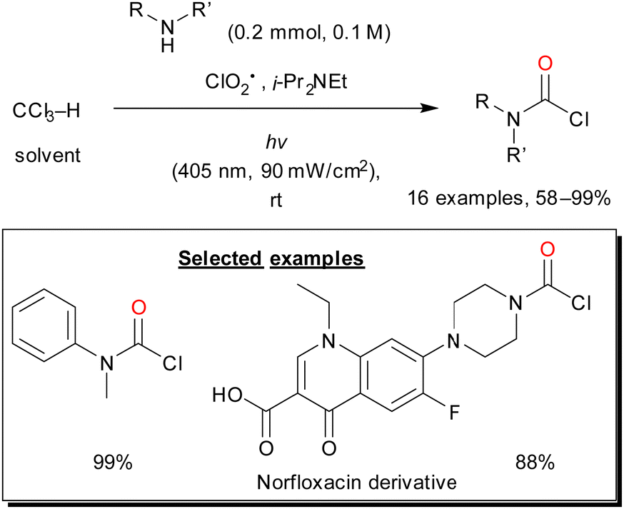 Chlorine-radical-mediated C–H oxygenation reaction under light ...