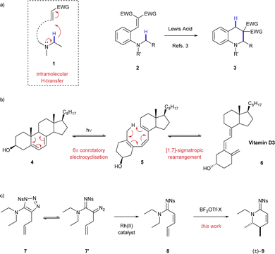 Stereodefined synthesis of cyclic amidines by domino 1,7-H shift and 6π ...