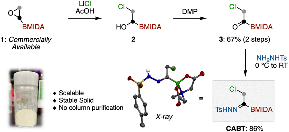 Chloroacetyl boronate N -tosylhydrazone as a versatile synthetic ...