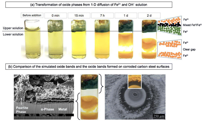 Periodic aggregation patterns of oxide particles on corroding metals ...