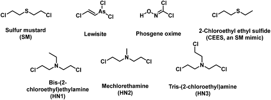 Fluorescent probes for the detection of chemical warfare agents ...