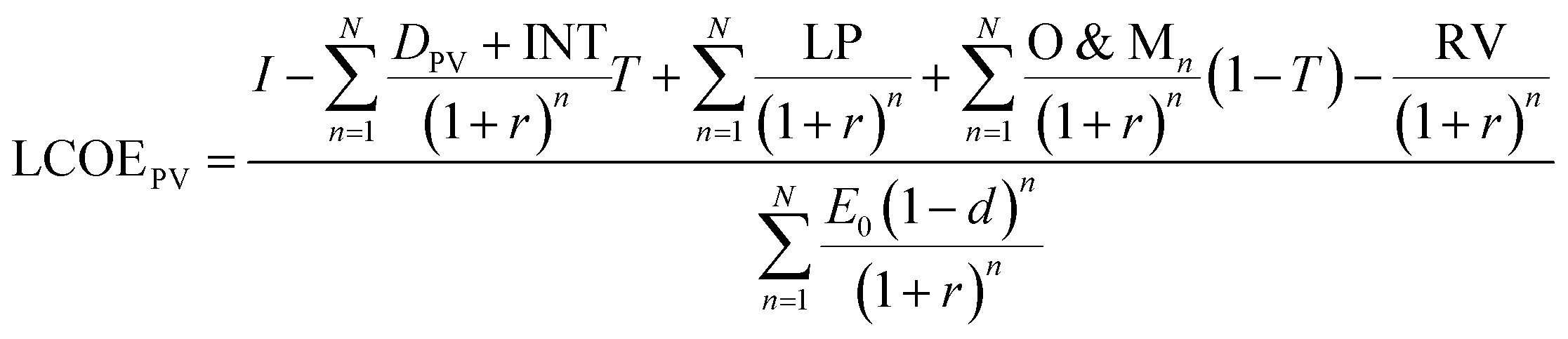 The levelized cost of electricity from perovskite photovoltaics ...