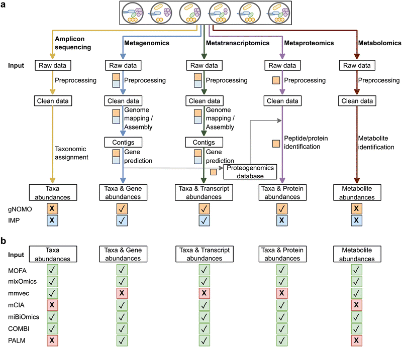 Integrated multi-omics analyses of microbial communities: a review of ...