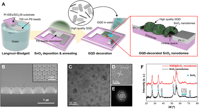 Role of graphene quantum dots with discrete band gaps on SnO 2 ...