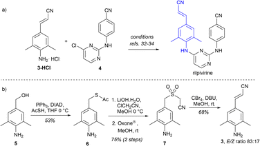 Stereoselective synthesis of vinyl nitriles through a Ramberg–Bäcklund ...